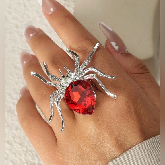 Jewelry | Vintage Goth Large Spider Ring Adjustable | Poshmark